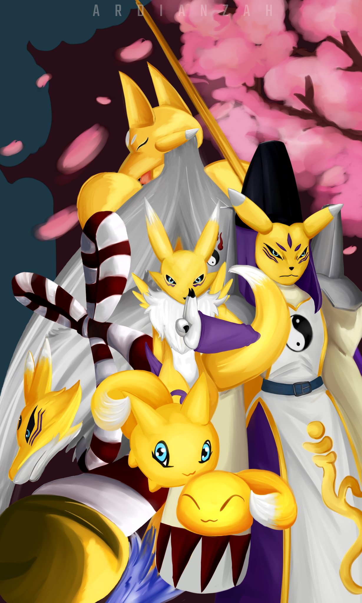 Renamon Evolution Line Renamon Wikimon The #1 Digimon Wiki