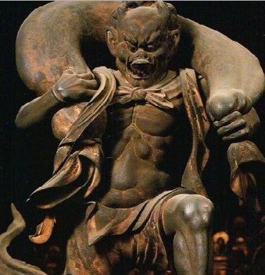 Raijin Statue