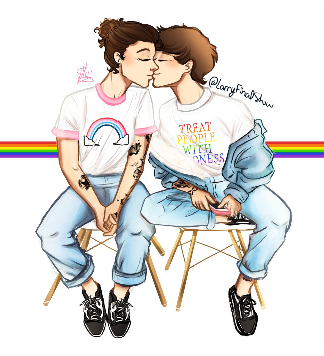 Pin by Yvanna Matute on Larry Stylinson | Larry art, Larry fan art ...