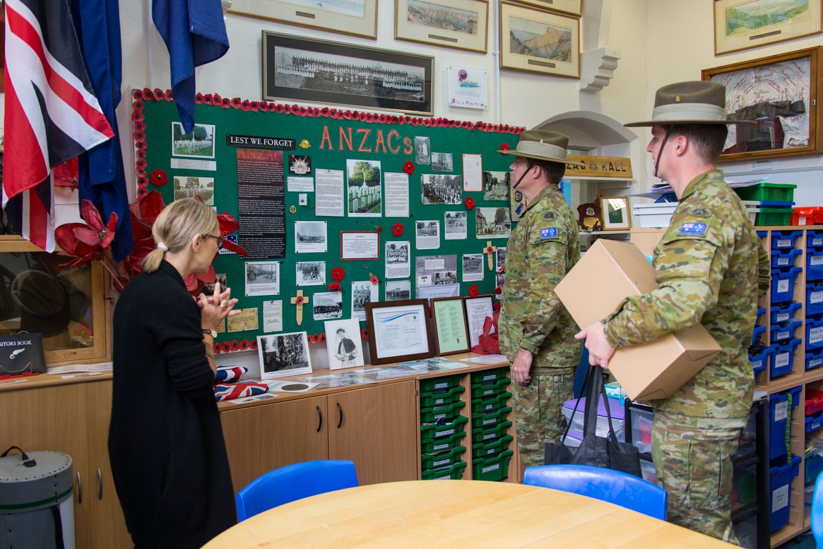 Recently, personnel visited the sutton veny primary school in the uk ...