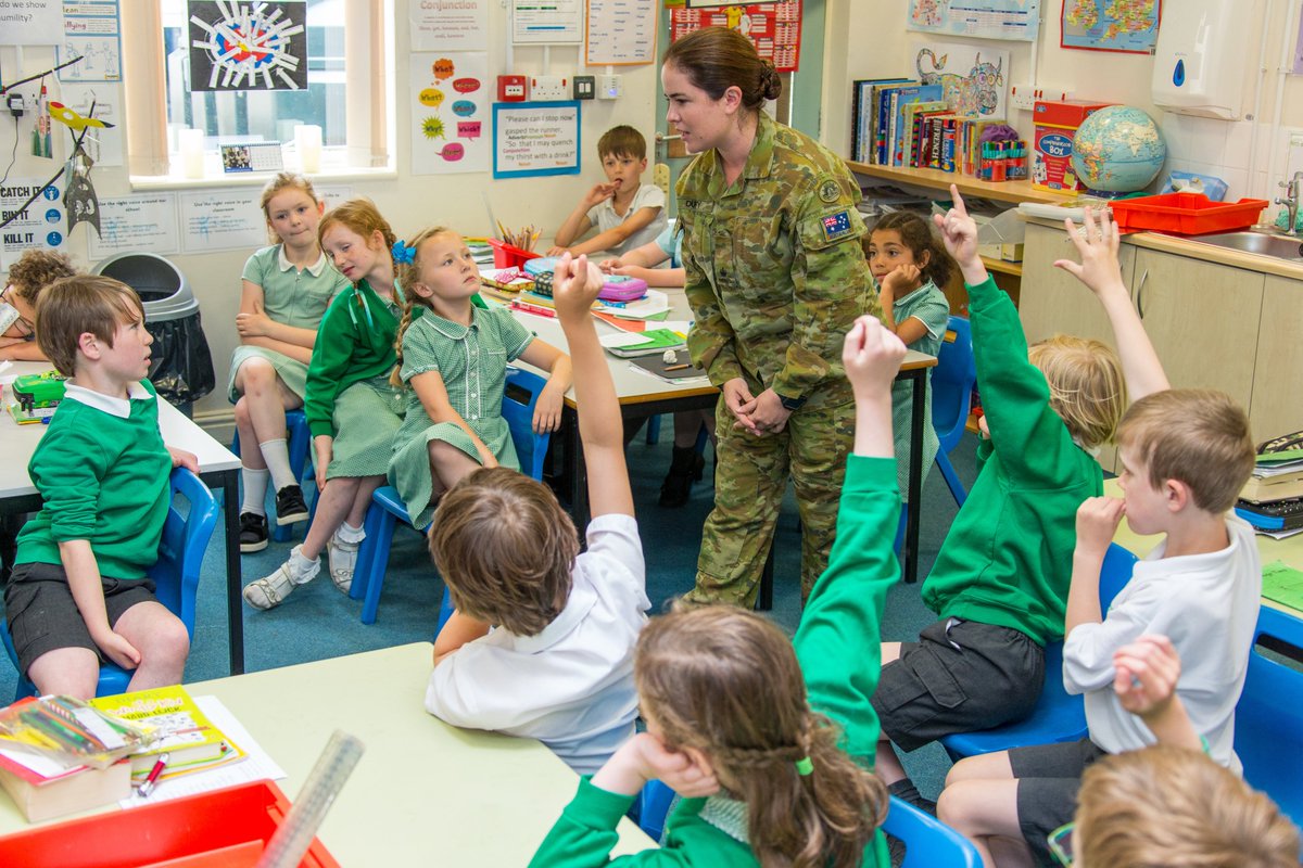Recently, personnel visited the Sutton Veny Primary School in the UK ...