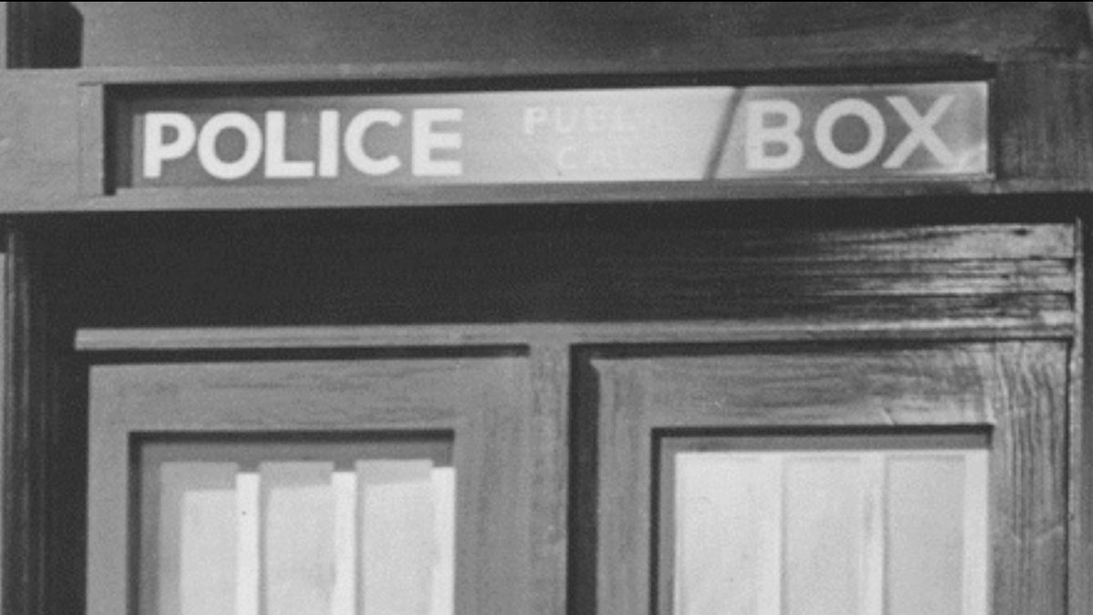 Tardis Police Box Sign