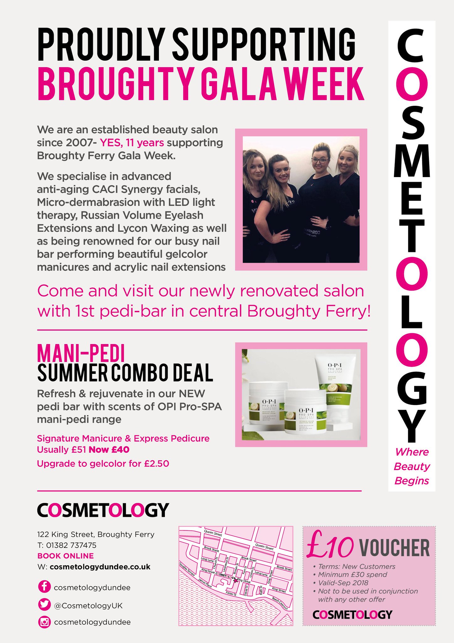 Cosmetology Dundee on Twitter: "Supporting upcoming Broughty GALA week with our MANI-PEDI combo ...