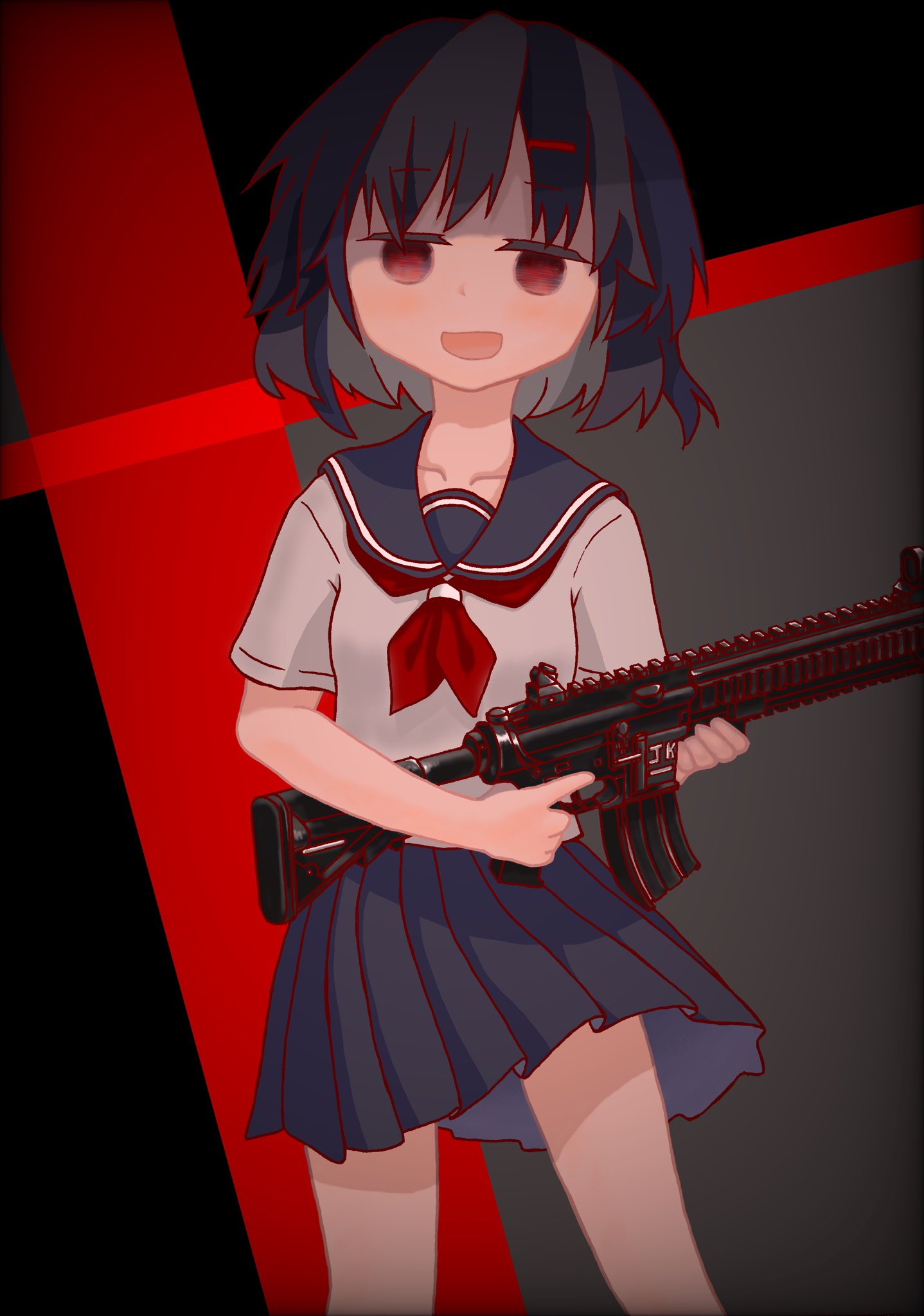 のをか on Twitter: "銃と少女…