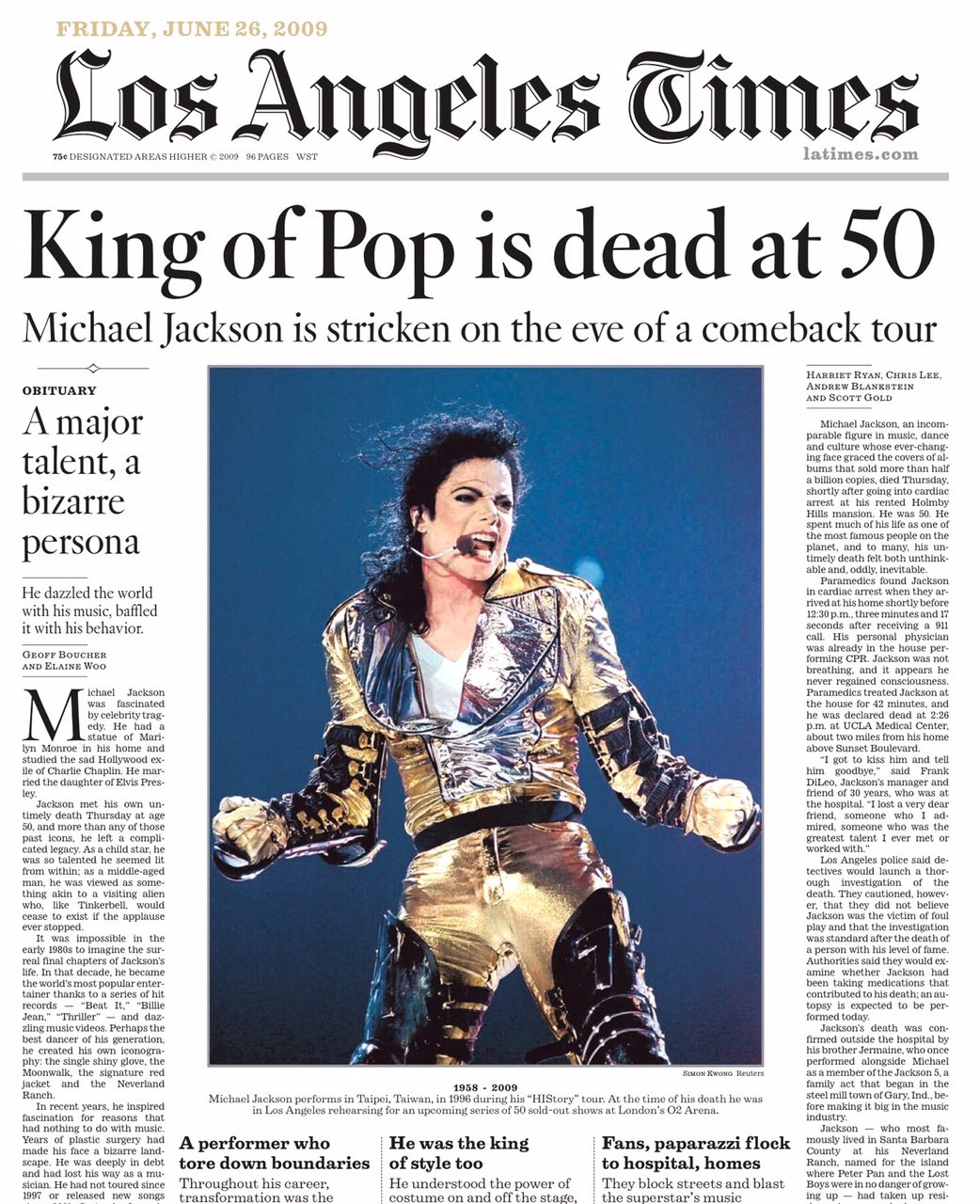 Michael Jackson In Hospital When Died