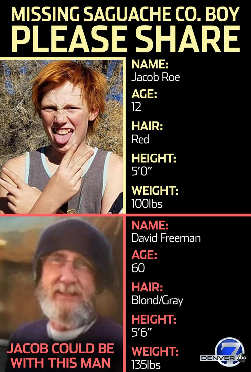 PLEASE SHARE: Authorities are still searching for 12-year-old Jacob Roe ...