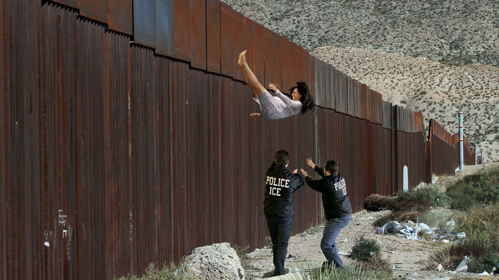 Mexicans Hopping The Border