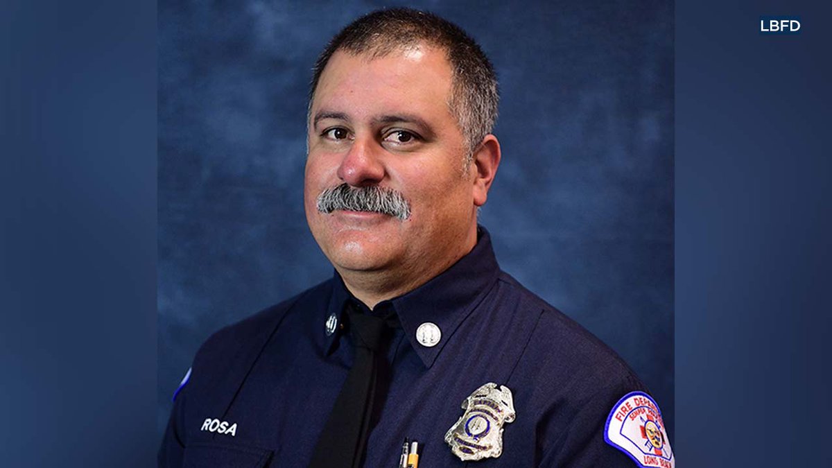 WATCH LIVE: Procession underway for Long Beach Fire Capt. David Rosa ...