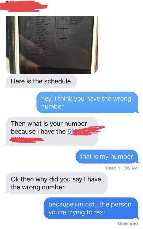 Wrong Number Meme