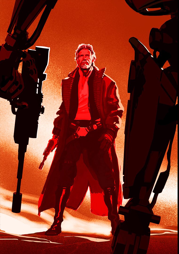 Han Solo Original Concept Art