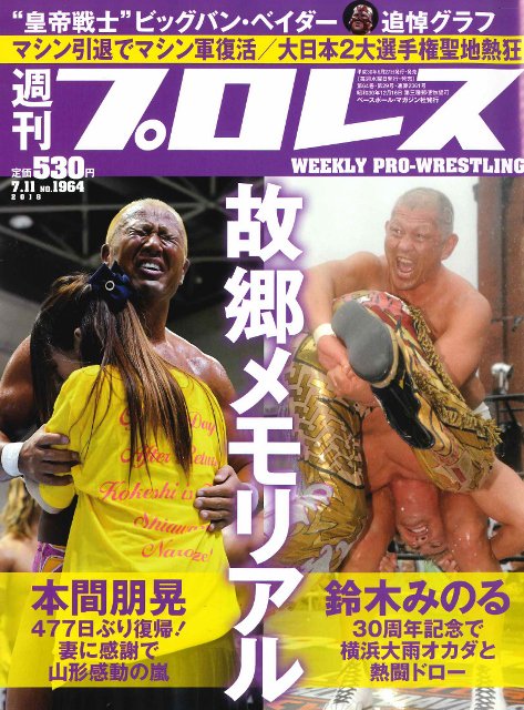 Weekly Pro Wrestling Magazine cover for the week of June 27, 2018 ...