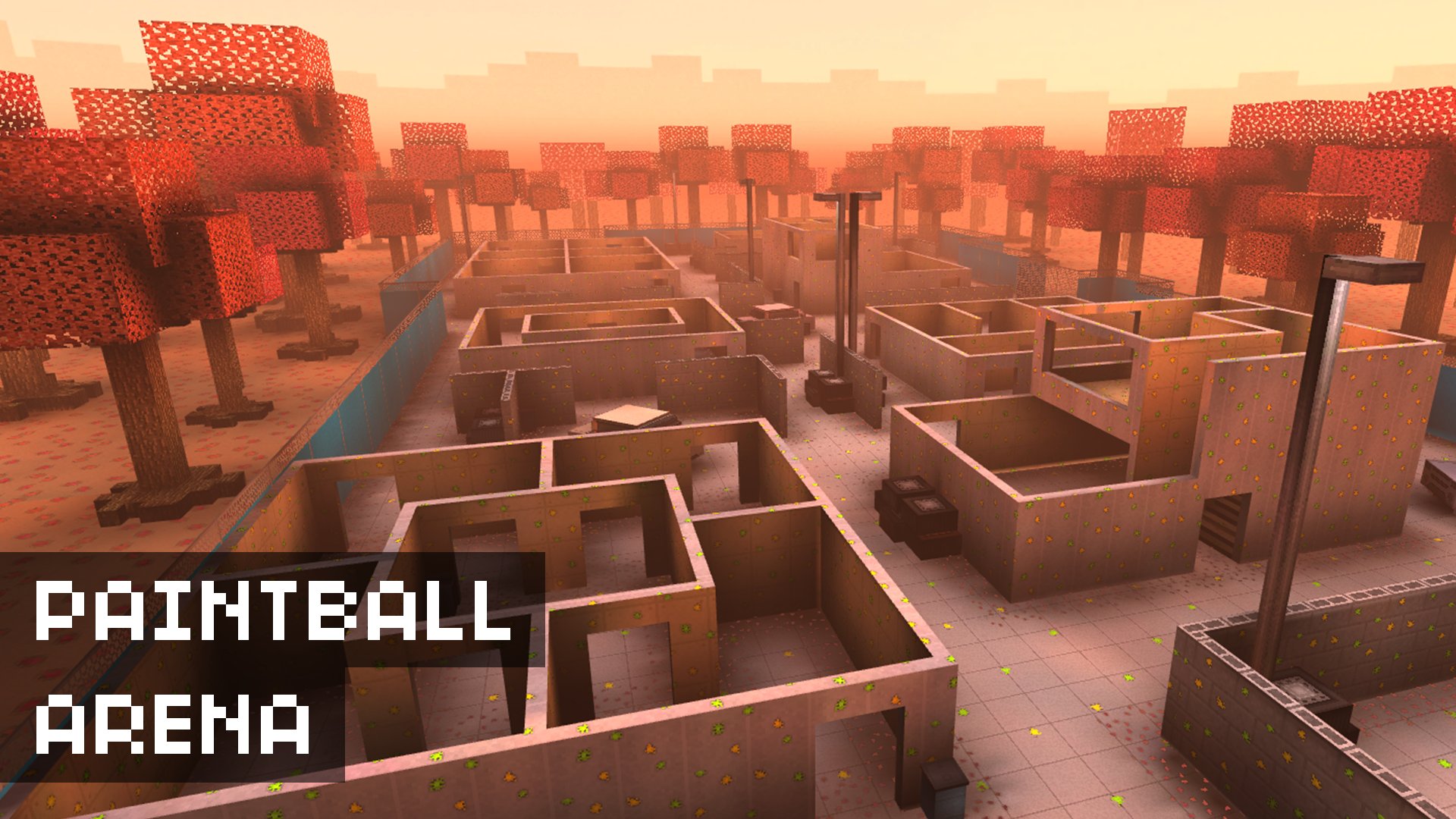 Minecraft Paintball Arena