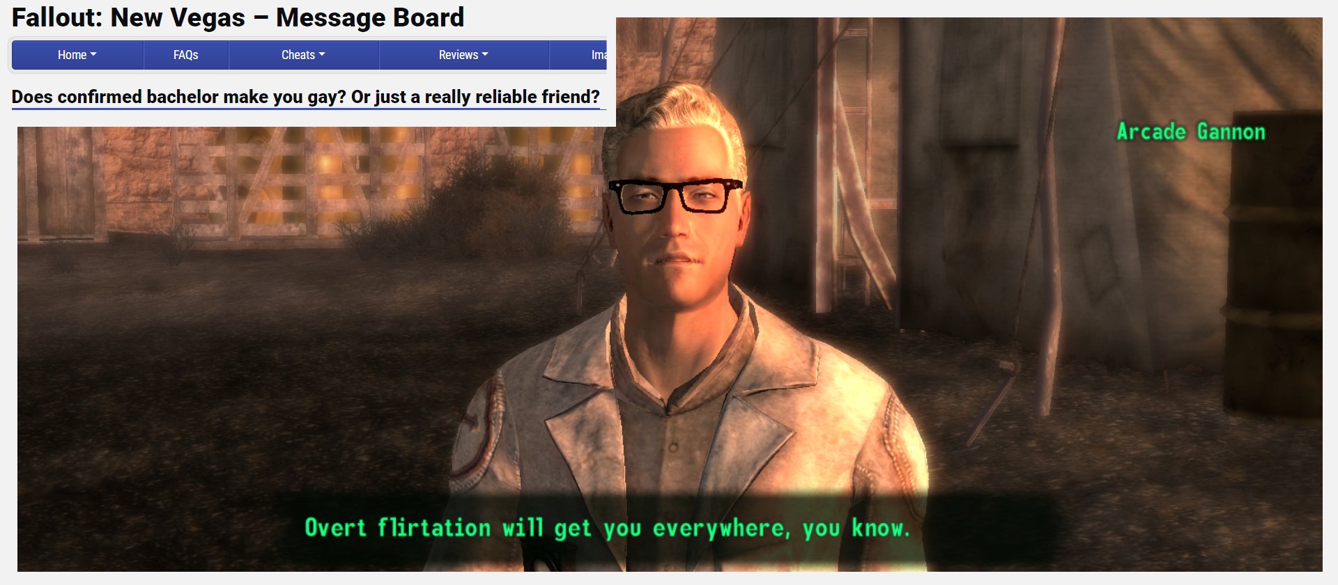 Fallout Shotgun Wedding