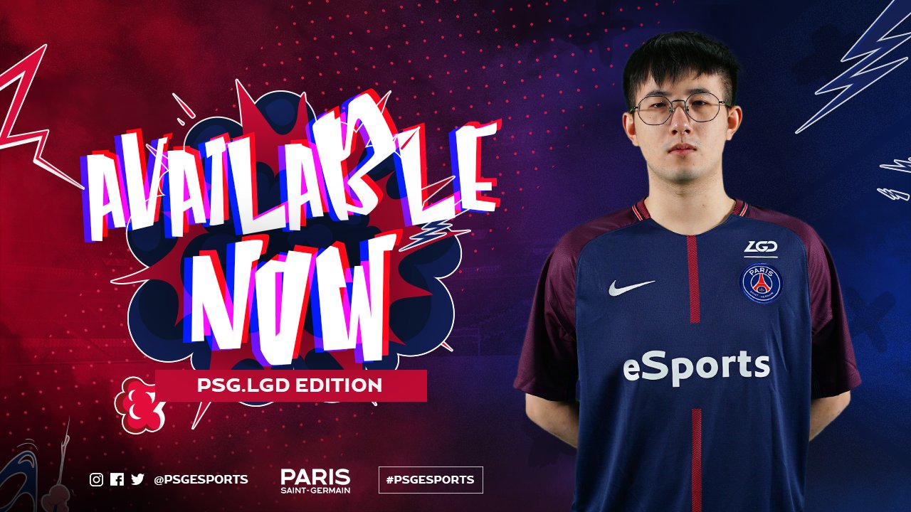 PSG Esports on Twitter: "🚨 ONLINE STORE 🚨 It's still time to order your official PSG.LGD jersey ...