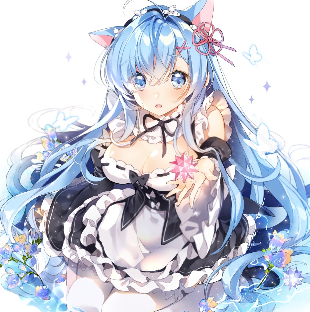 [Media] Cute long hair neko Rem : r/Re_Zero