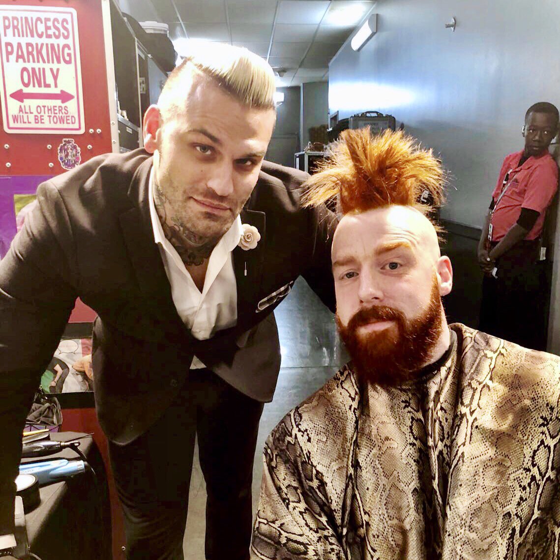 Corey Graves Hair