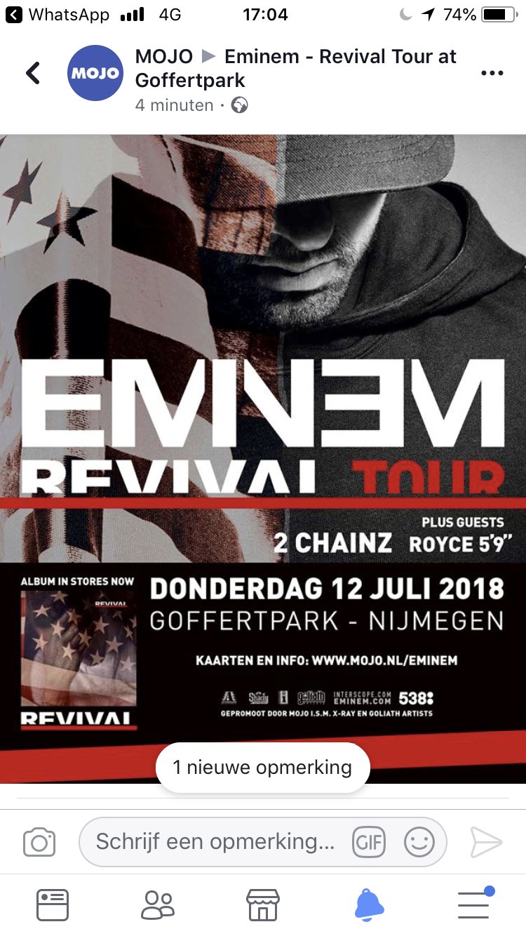 Eminem Concert Poster