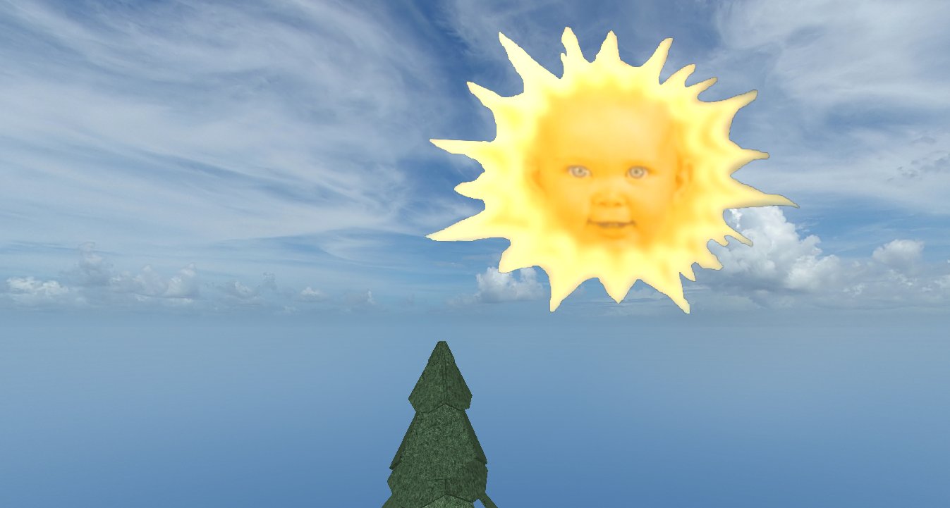 Teletubbies Blue Sky