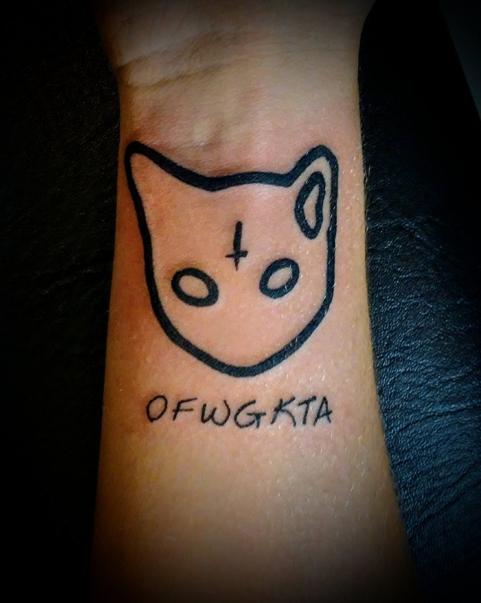 Odd Future Cat Tattoo