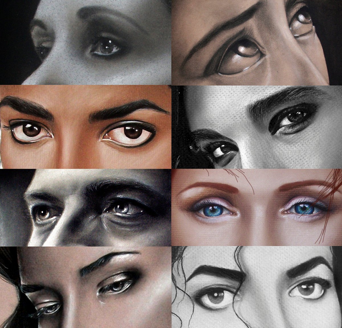 Michael Jackson Eyes Drawing