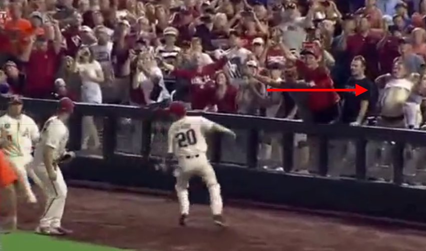 Did This Flashing Fan Cause Arkansas To Choke Away The College World ...