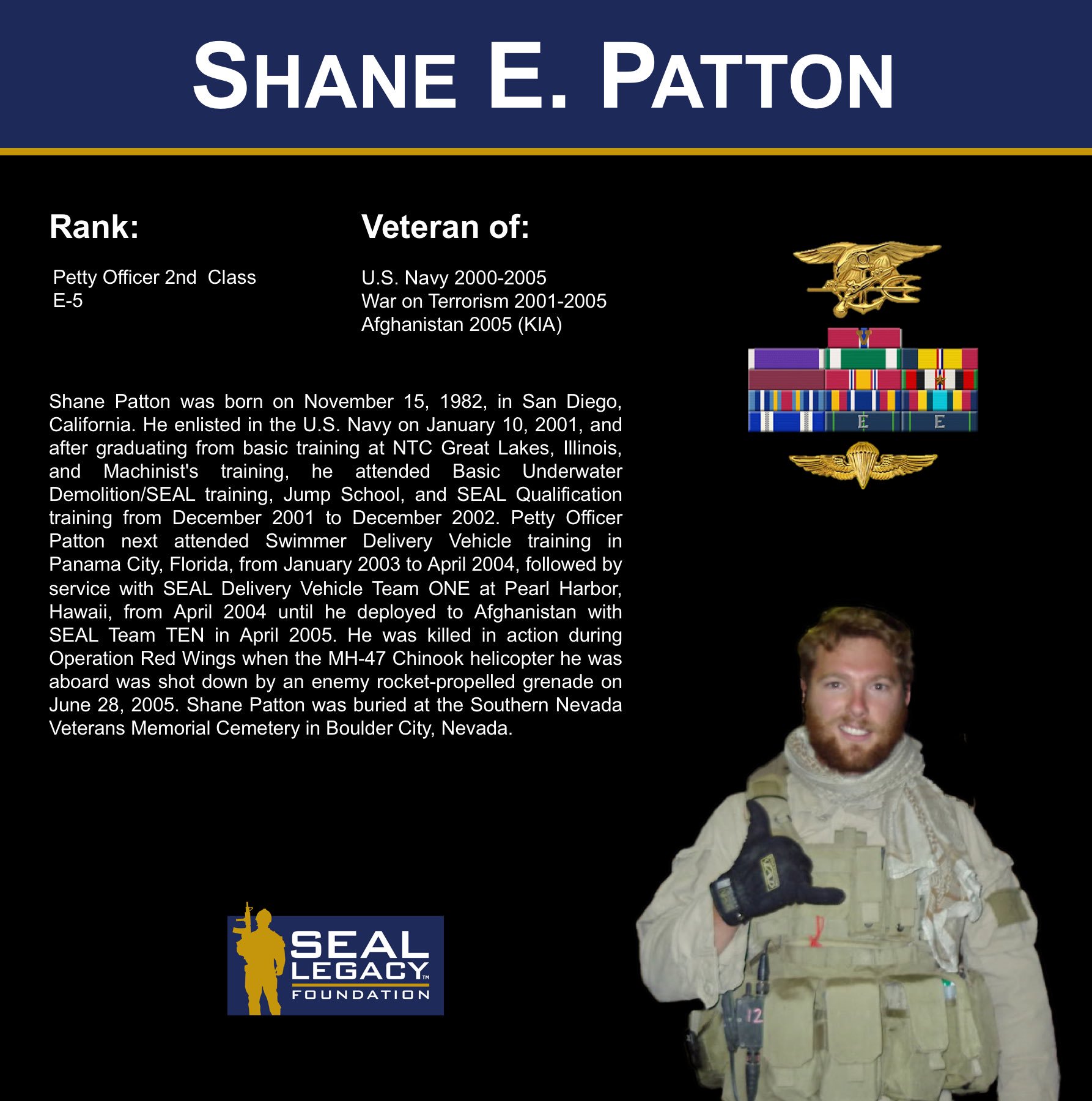 Shane Patton Navy Seal