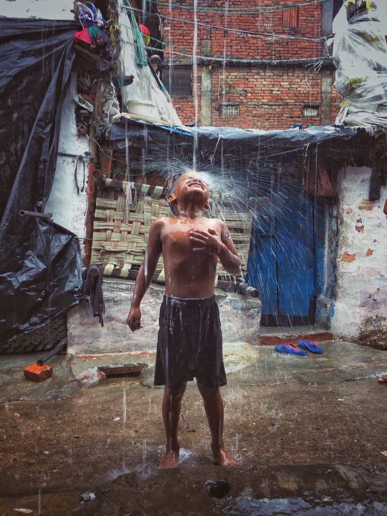 Slum Bathing