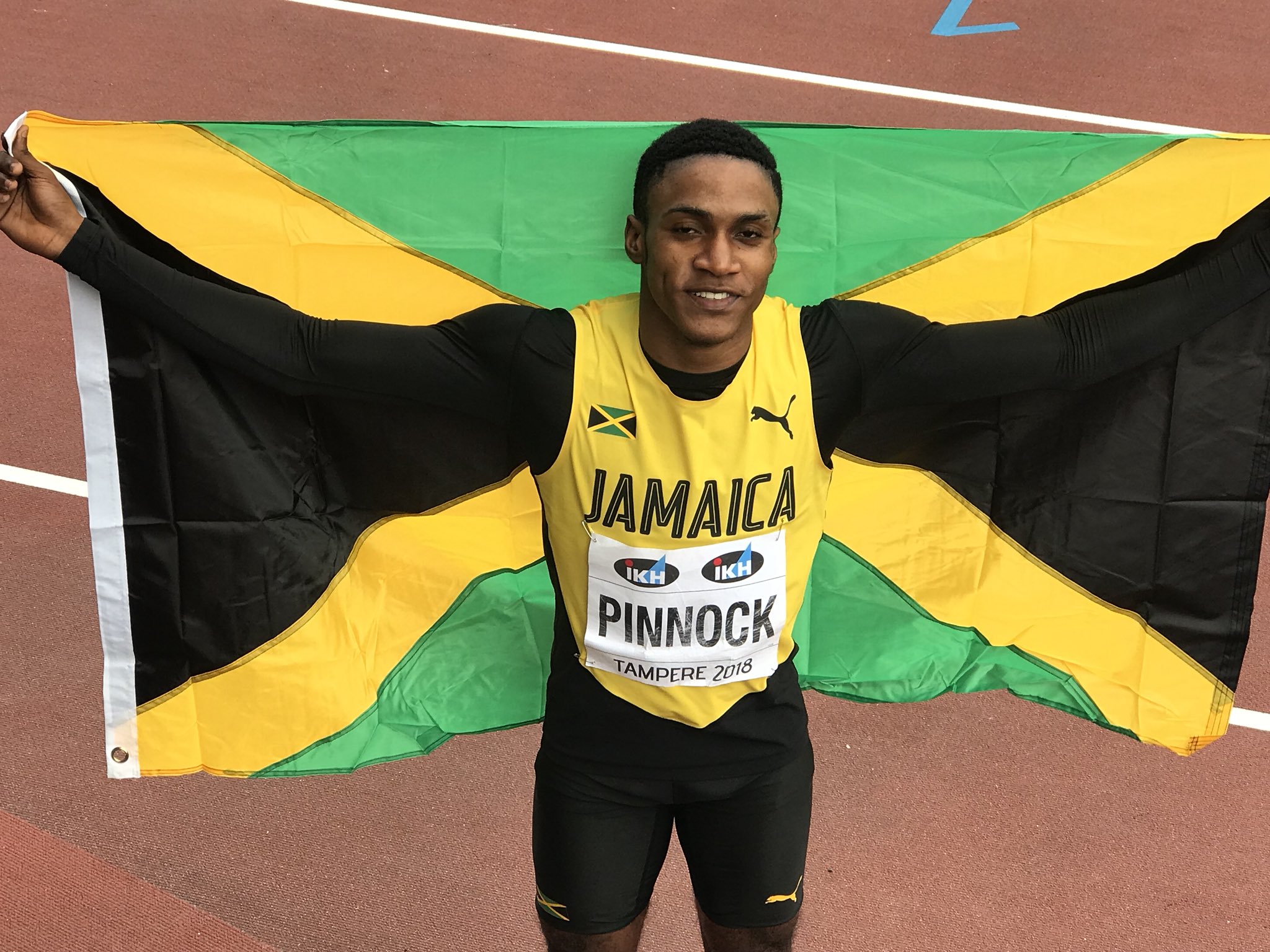 Trackalerts.com on Twitter: "Congratulations Wayne Pinnock, Jamaica's first ever long jump ...