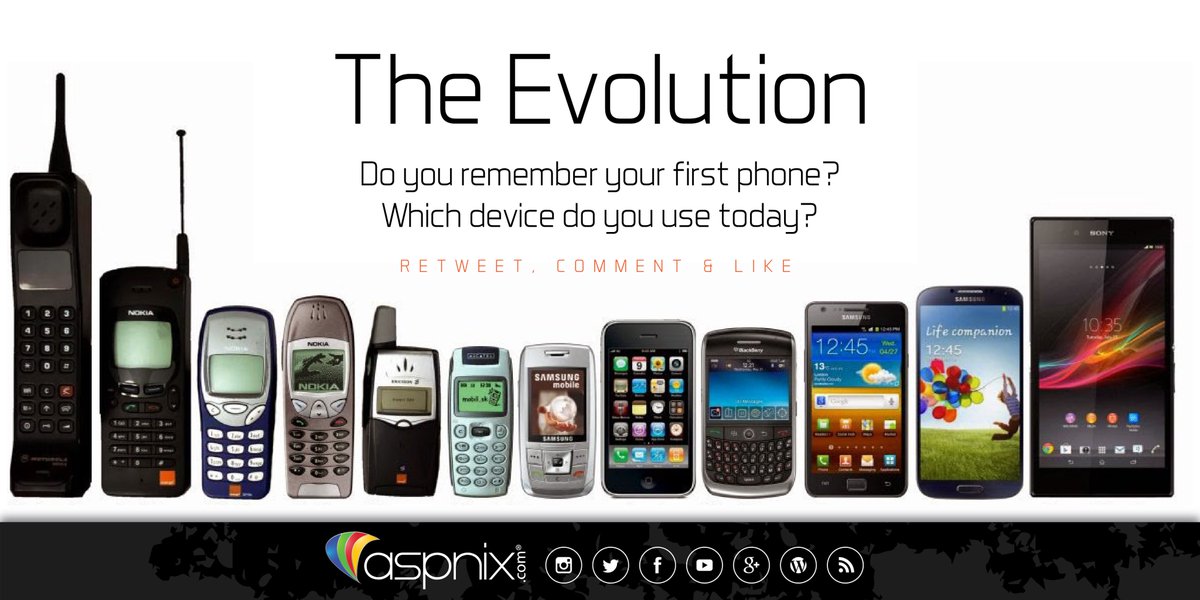 Cell Phones Then And Now