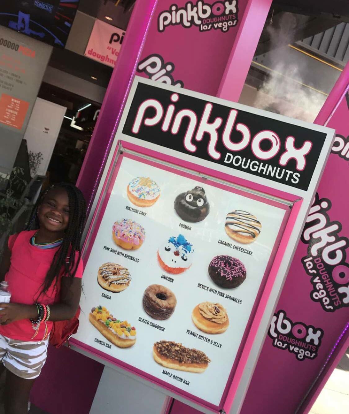 Pink Box Of Donuts
