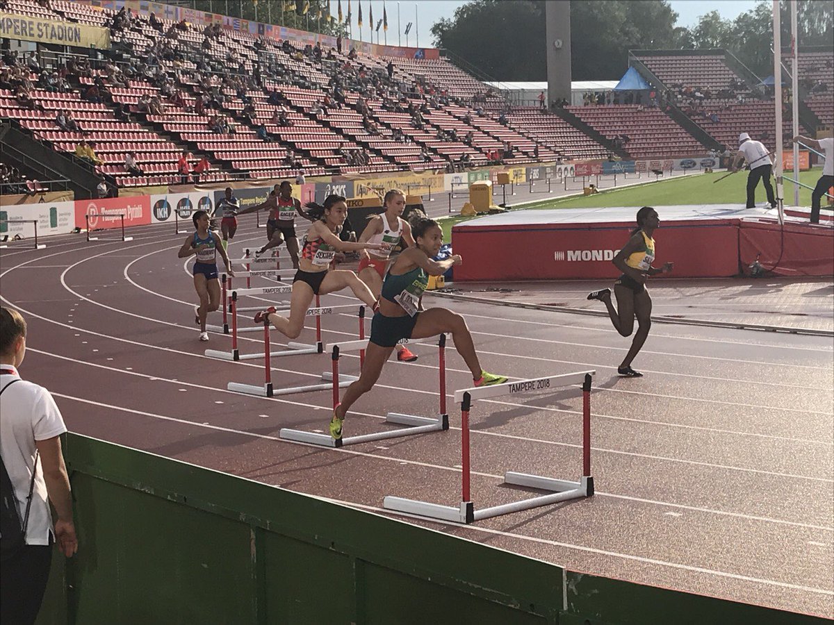 【U20世界選手権 DAY3??】 ?女子400mH 準決勝 2組 関本萌香(早稲田大) 59.48 応援ありがとうございました‼️ \\頑張れ日本????／／ サンライズレッド jaaf ...
