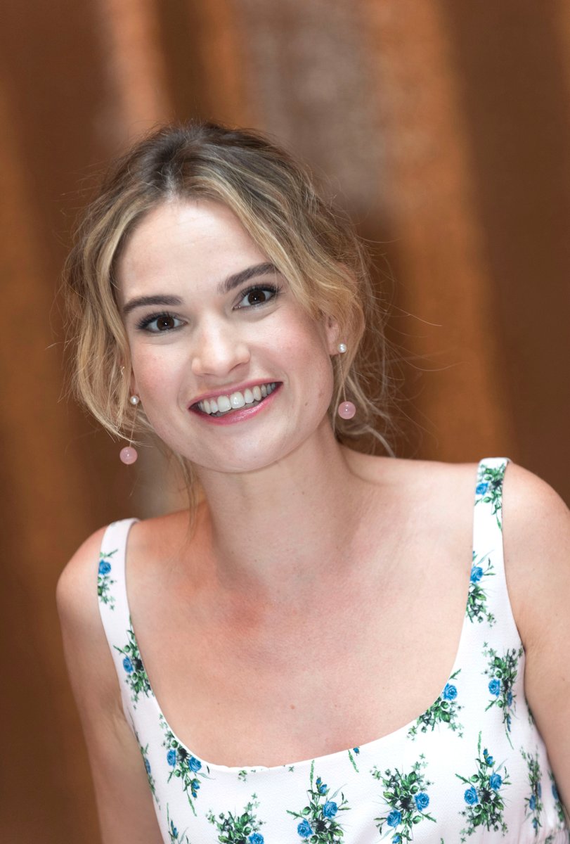 Lily James - Smile Queen [ Smile & Laugh ] #5: Cause her smile can ...