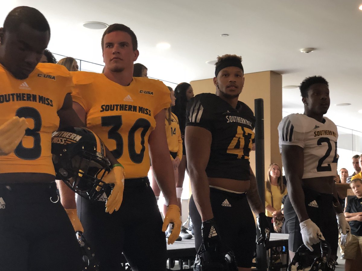 Southern Miss unveils new uniforms : r/CFB