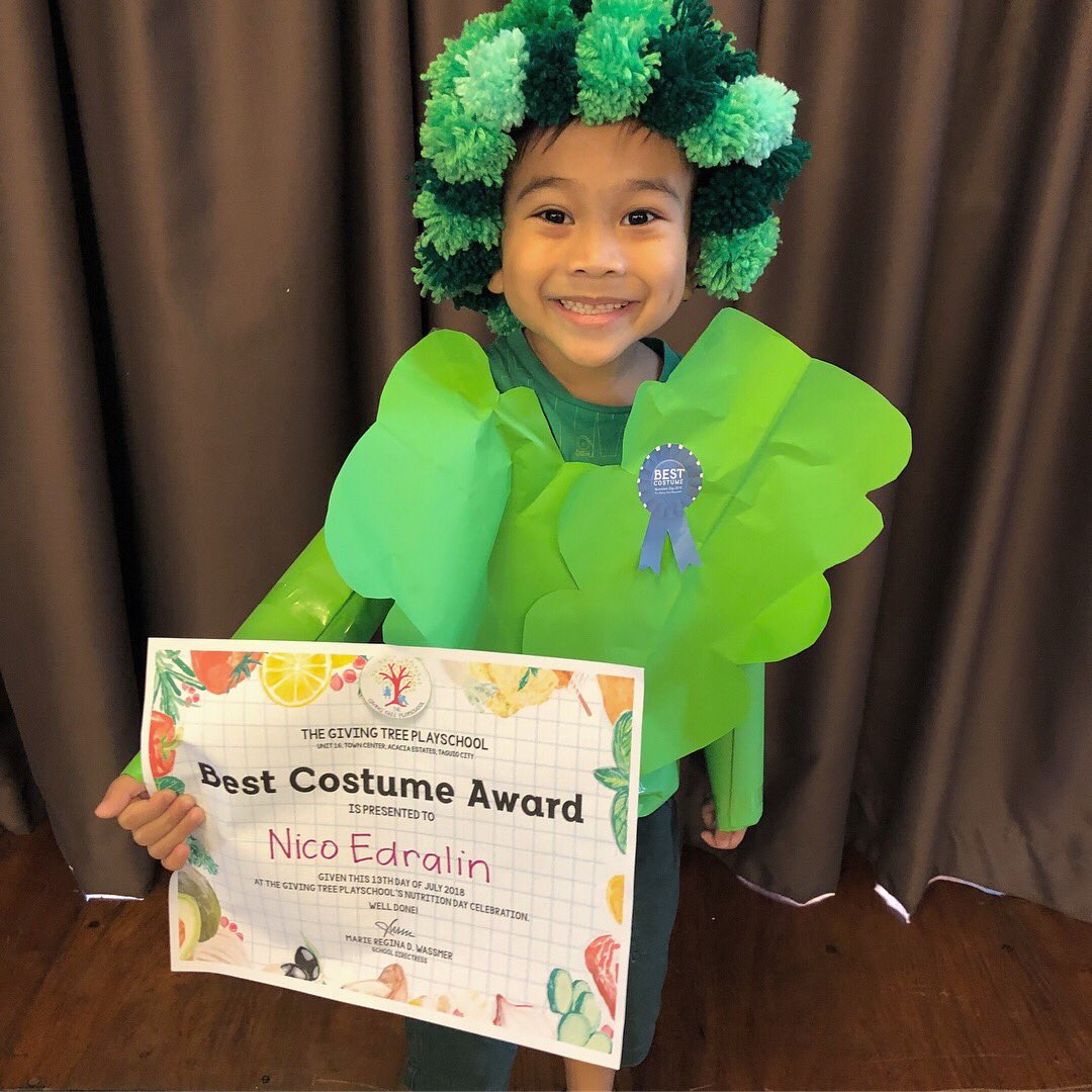 Homemade Broccoli Costume