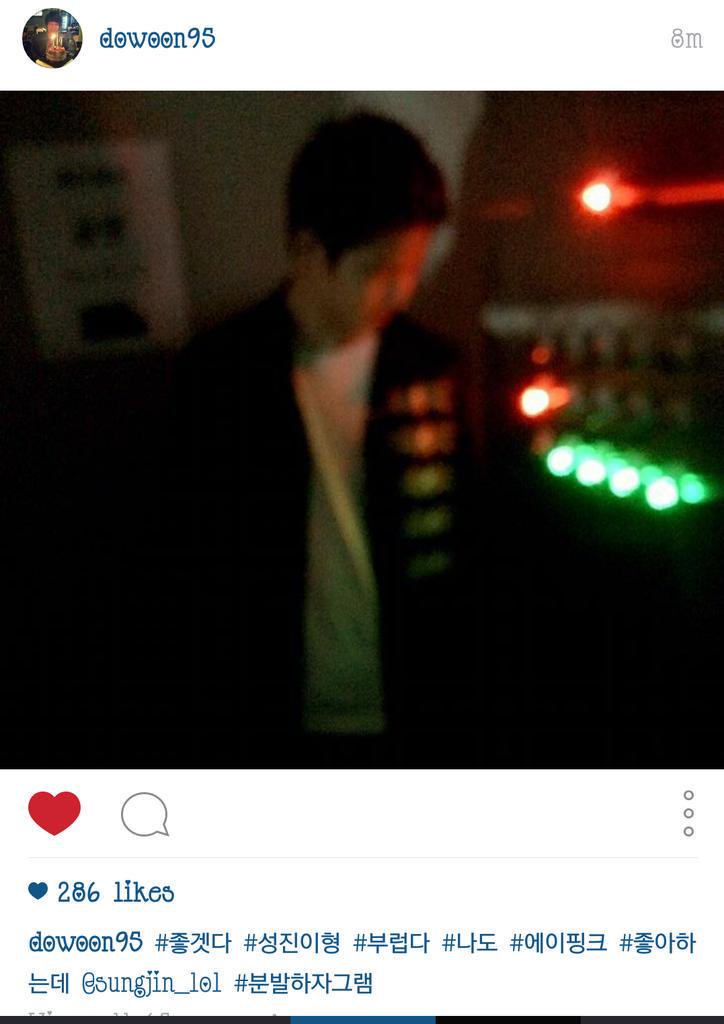 자디 on Twitter: "Throwback when Sungjin teased Dowoon about meeting Apink Maknae likes them too ...