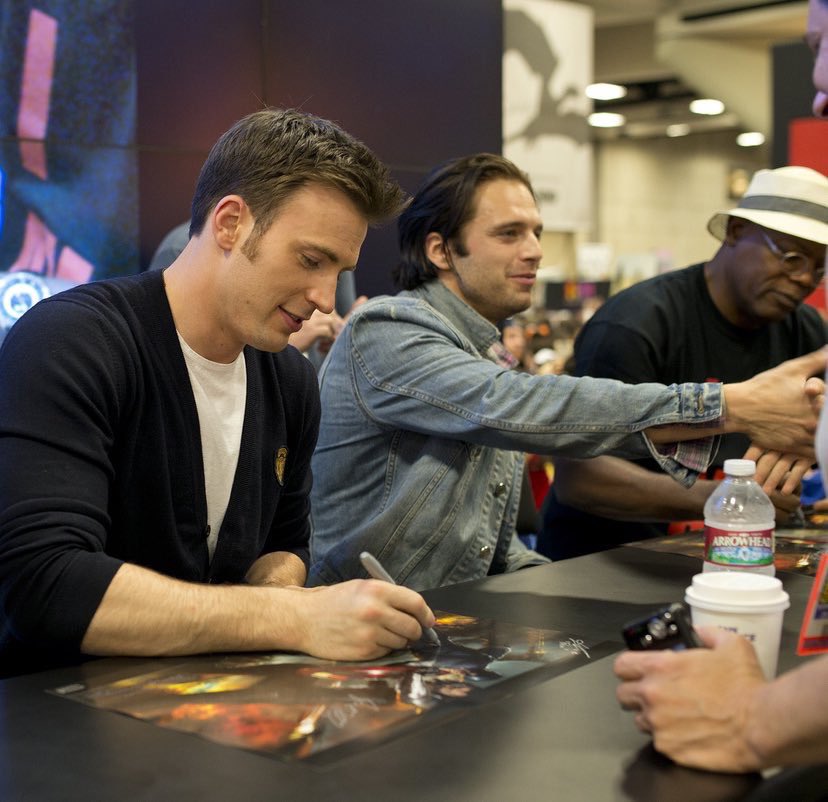Chris Evans And Sebastian Stan Captain America The Winter Soldier