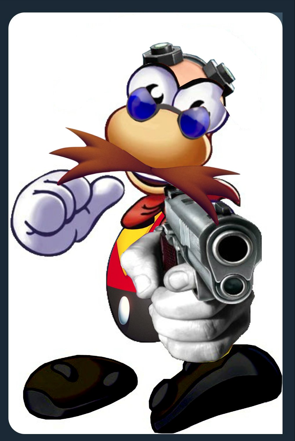 Gangster Sonic With A Gun