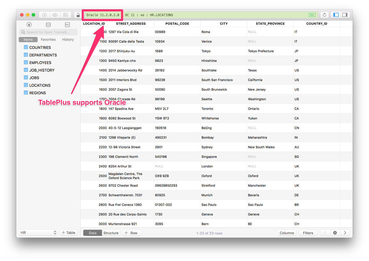 TablePlus on Twitter: "Many users ask for Oracle support. It's here https://t.co/g6gHEClVZN ...