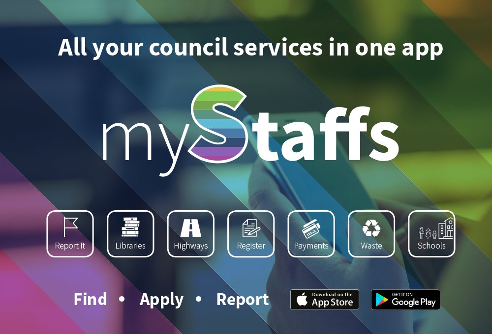 Staffordshire County Council on Twitter: "Have you heard about myStaffs? A handy app created in ...