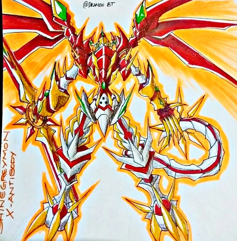 Digimon Shinegreymon Burst Mode