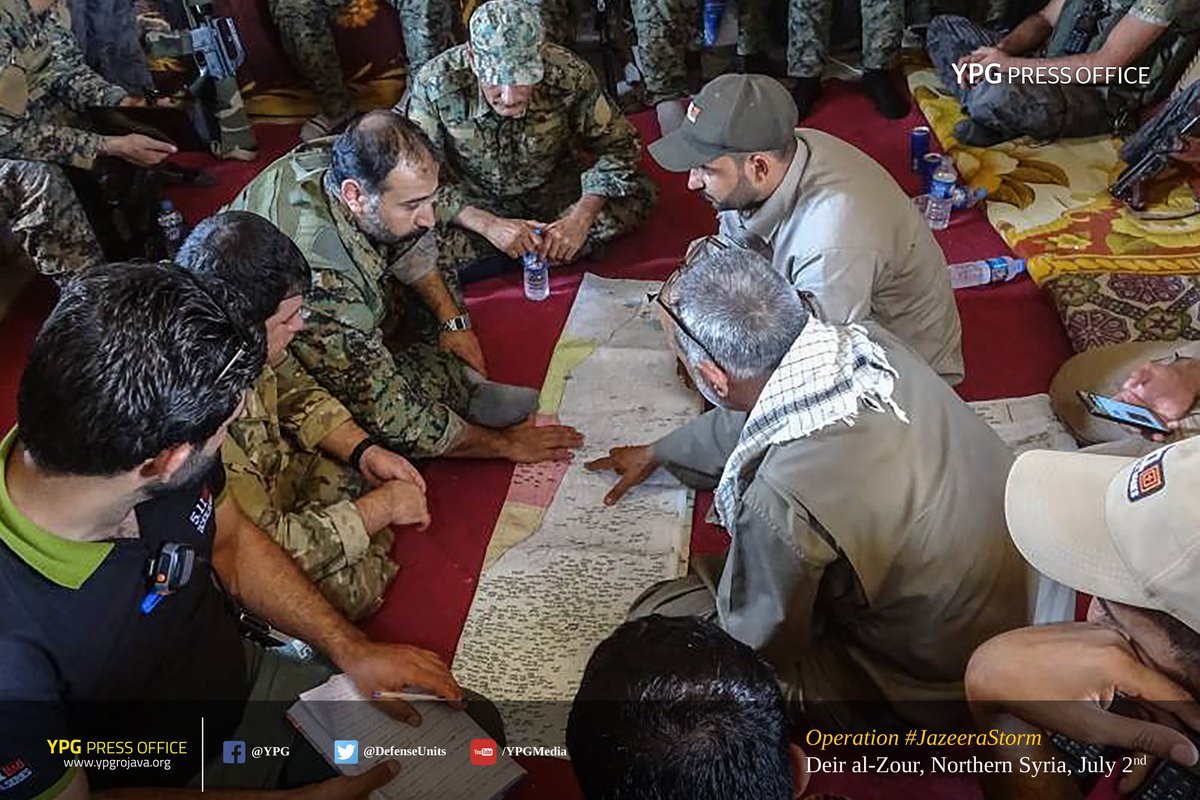 Rojava Defense Units | YPG on Twitter: "#SDF and #Iraq'i army officials came together to discuss ...