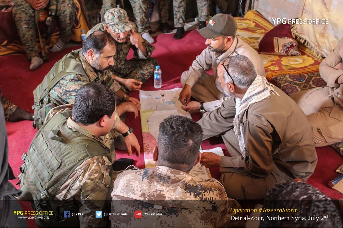 Rojava Defense Units | YPG on Twitter: "#SDF and #Iraq'i army officials came together to discuss ...