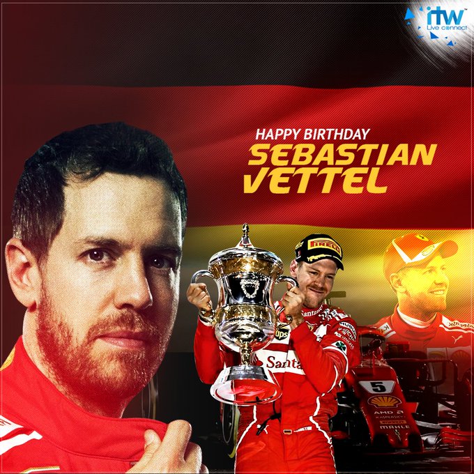 Sebastian Vettel's Birthday Celebration | HappyBday.to
