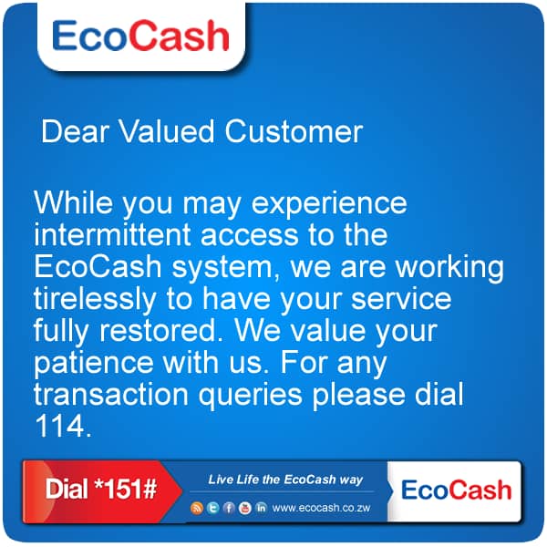 Econet Wireless On Twitter Important Notice Regarding Ecocashzw…