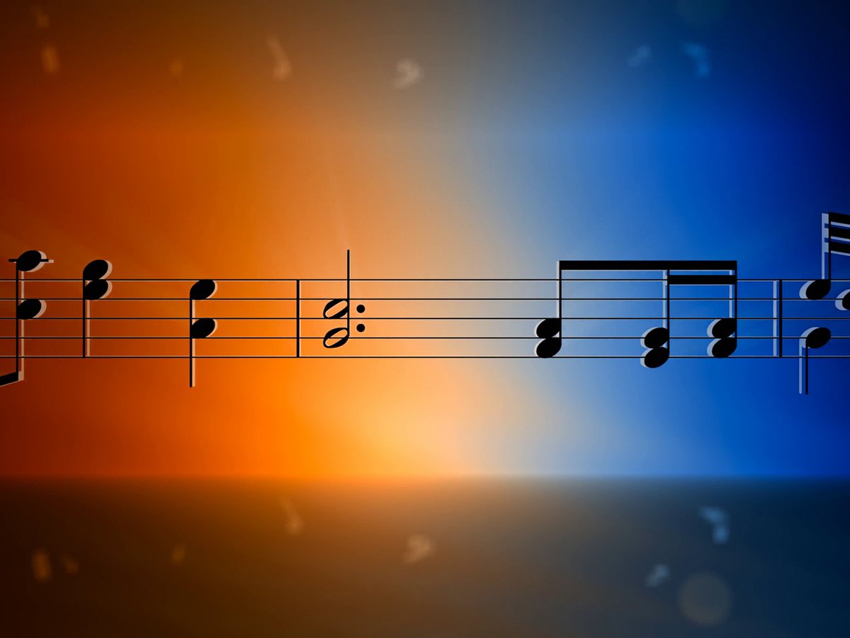 Music Note Background Powerpoint