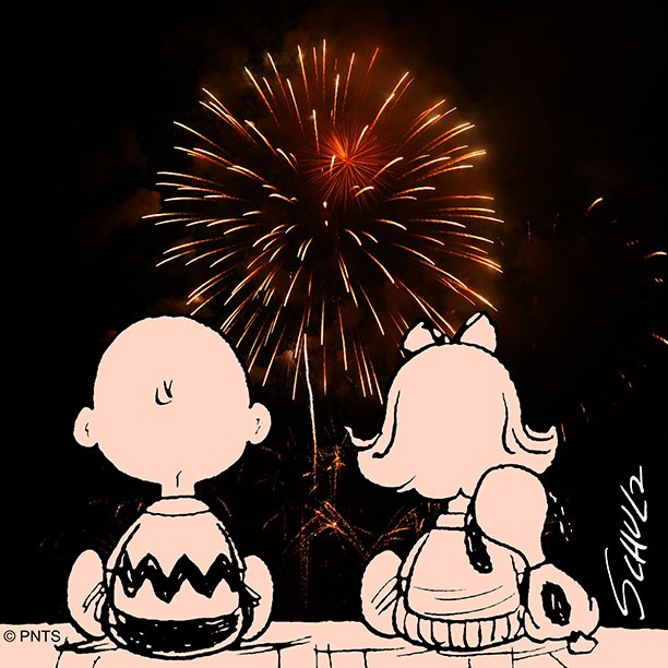 Snoopy Fireworks