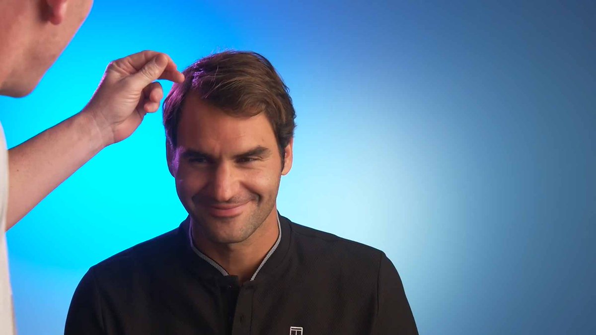 Roger Federer Haircut Roger Federer: Brisbane International 2014 After
