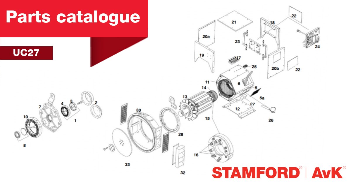 Alternator Exploded View
