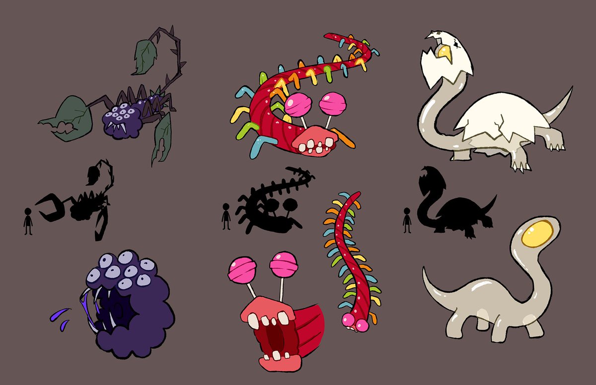 「food monsters! beware... 」|industrial-grade silly person 🐛のイラスト