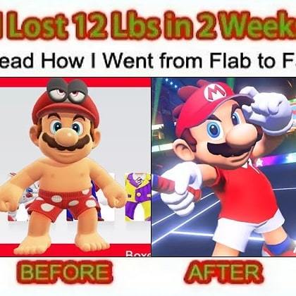 Mario Weight Gain